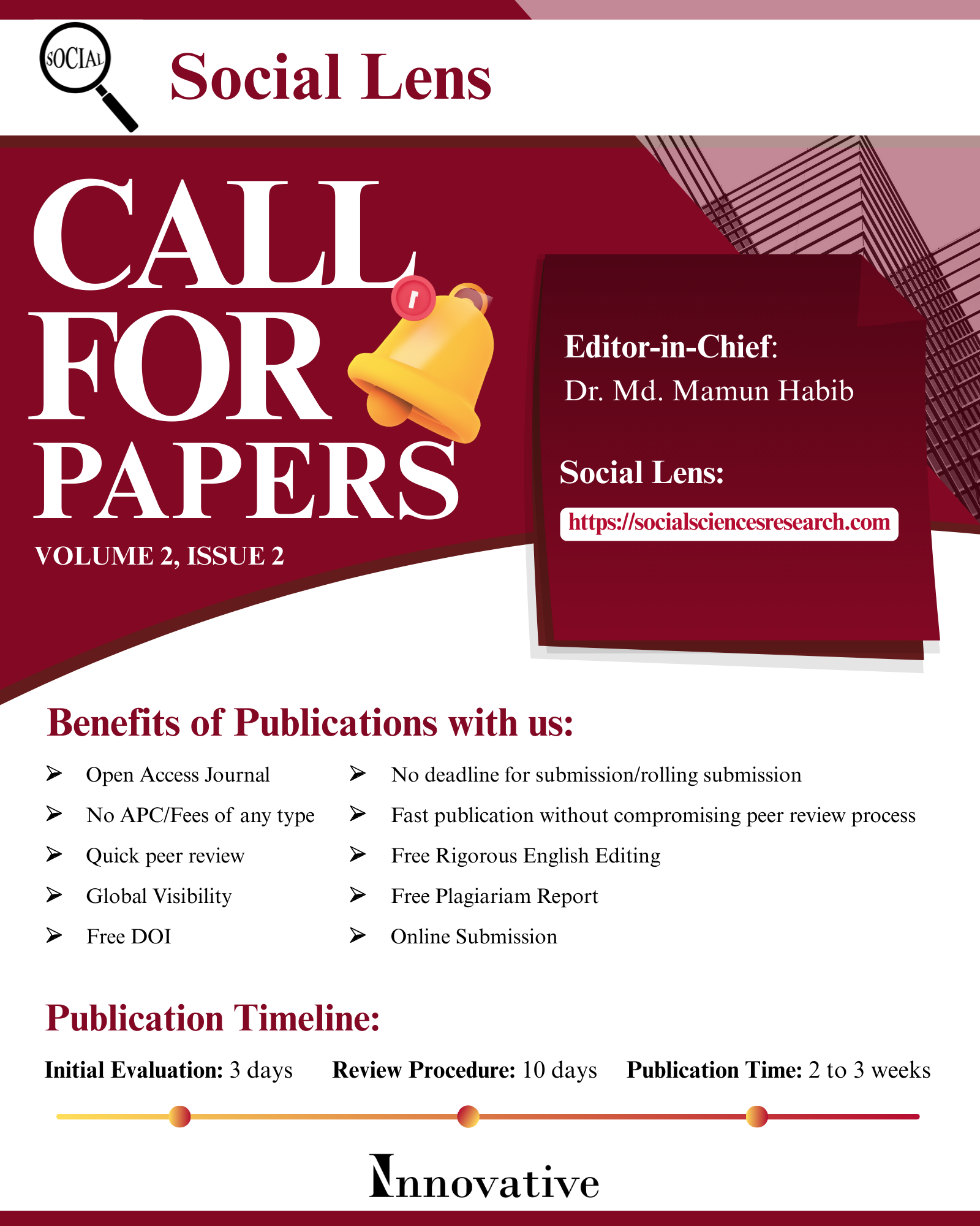 Social Lens: Call for Submissions - Call for Papers
